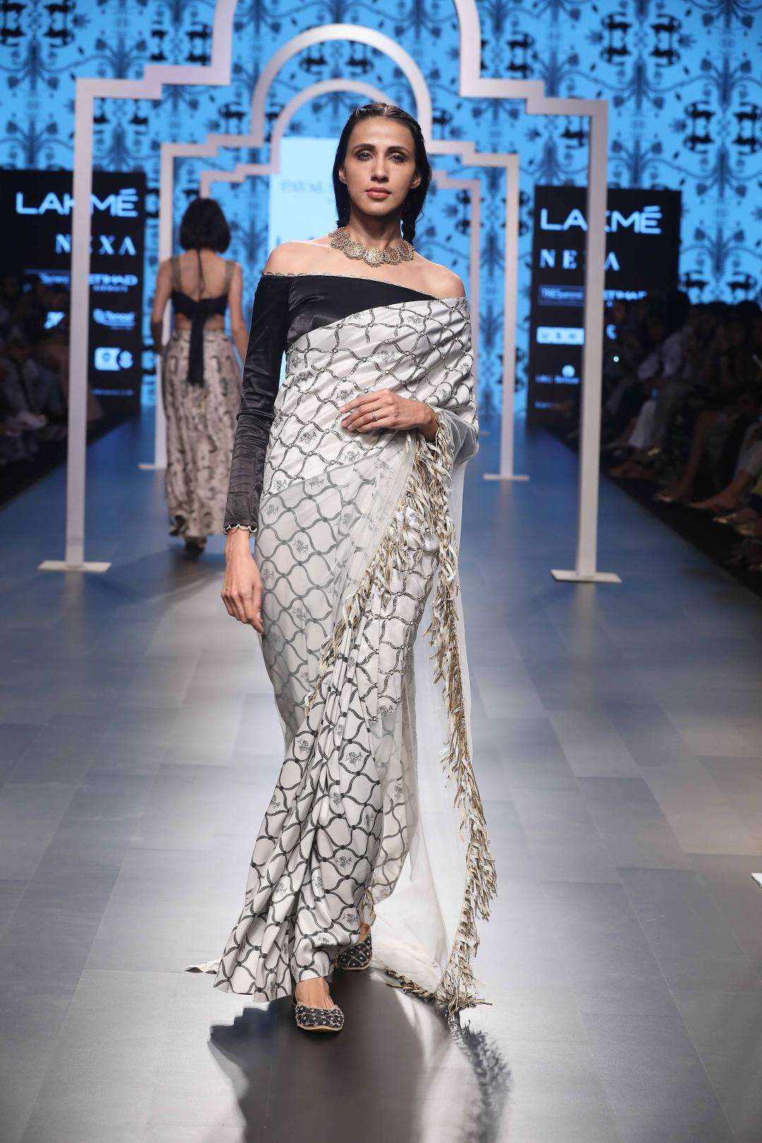 Glitz and glamour came alive on the ramp with payal singhal’s dazzling ...